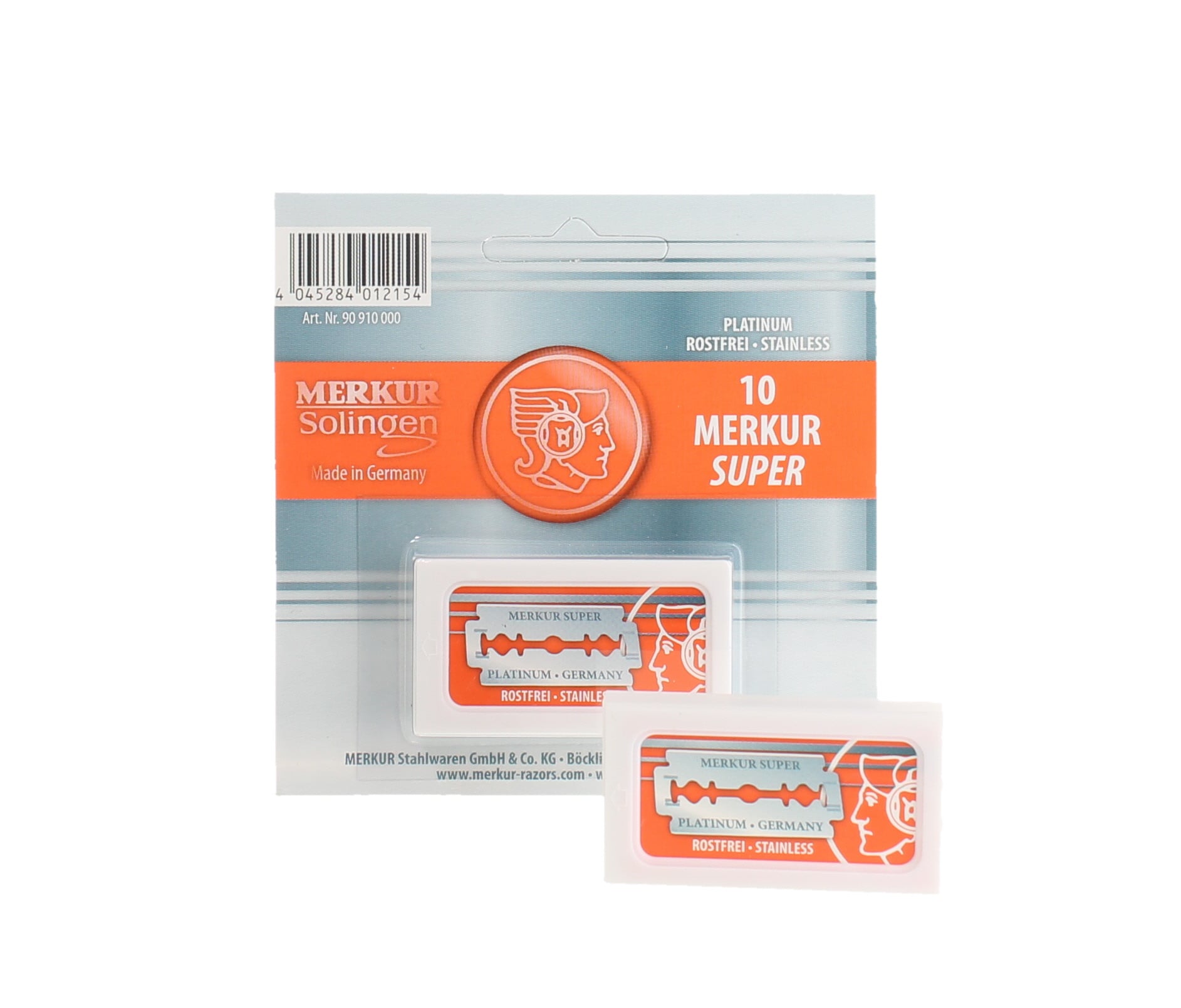 Merkur Razor Blades 10 Pack D R Harris London