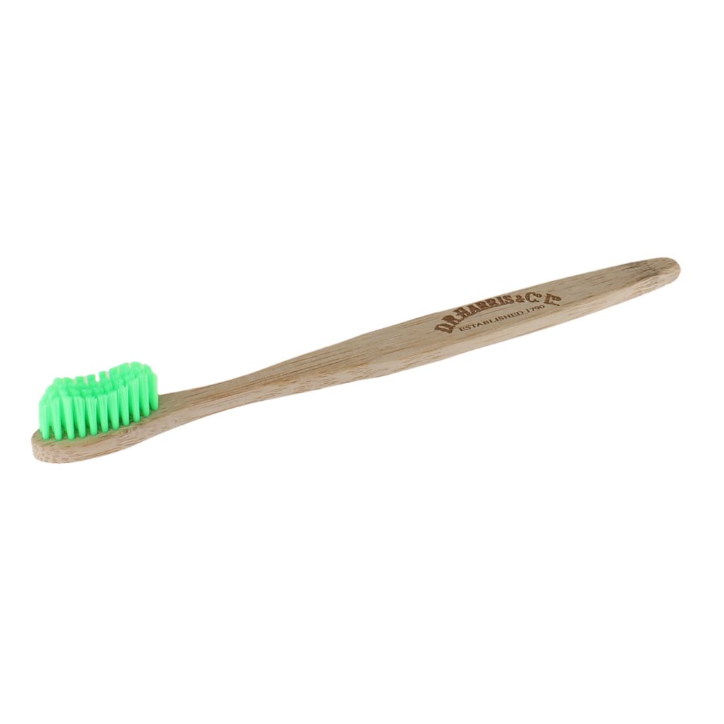 Light Green Bristle Biodegradable Bamboo Toothbrush - D R Harris London ...
