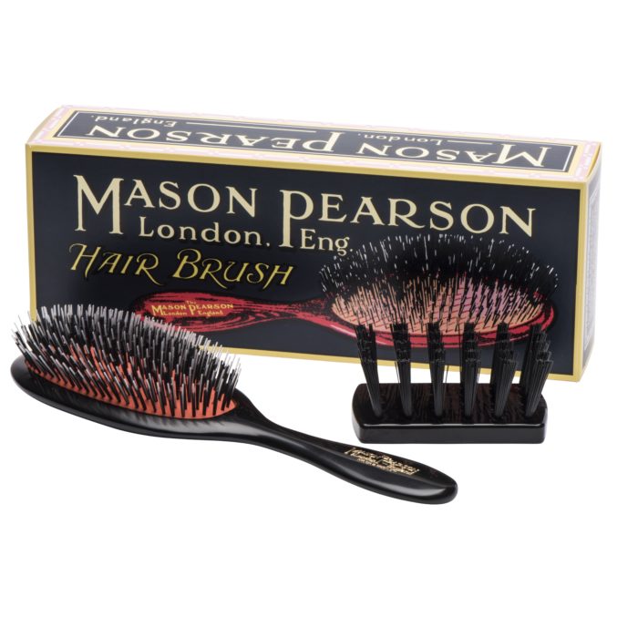 Mason Pearson Popular Bristle & Nylon- Dark Ruby - D R Harris London D ...