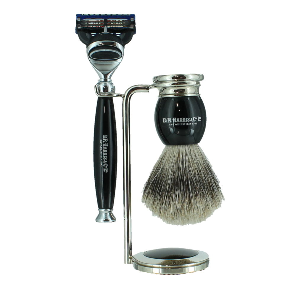 3 - Piece Shaving Set - Ebony - Fusion - D R Harris London D R Harris ...