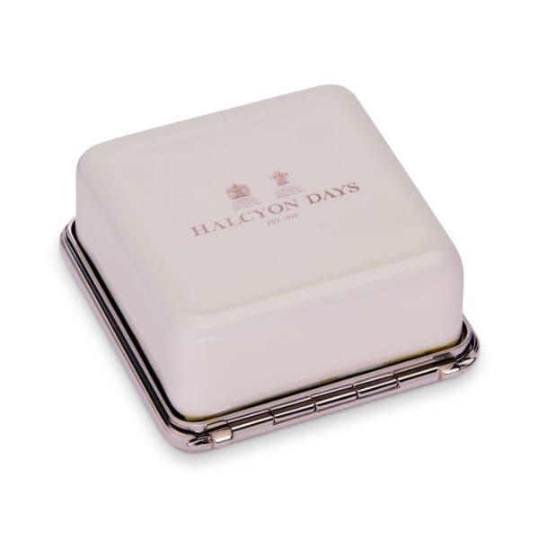 Pills Rice White Enamel Pill Box Square - D R Harris London D R Harris ...